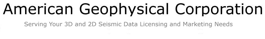 American Geophysical Corporation - 2D and 3D Seismic Data
